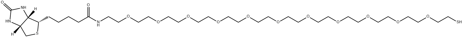 1H-Thieno[3,4-d]imidazole-4-pentanamide, hexahydro-N-(35-mercapto-3,6,9,12,15,18,21,24,27,30,33 ...