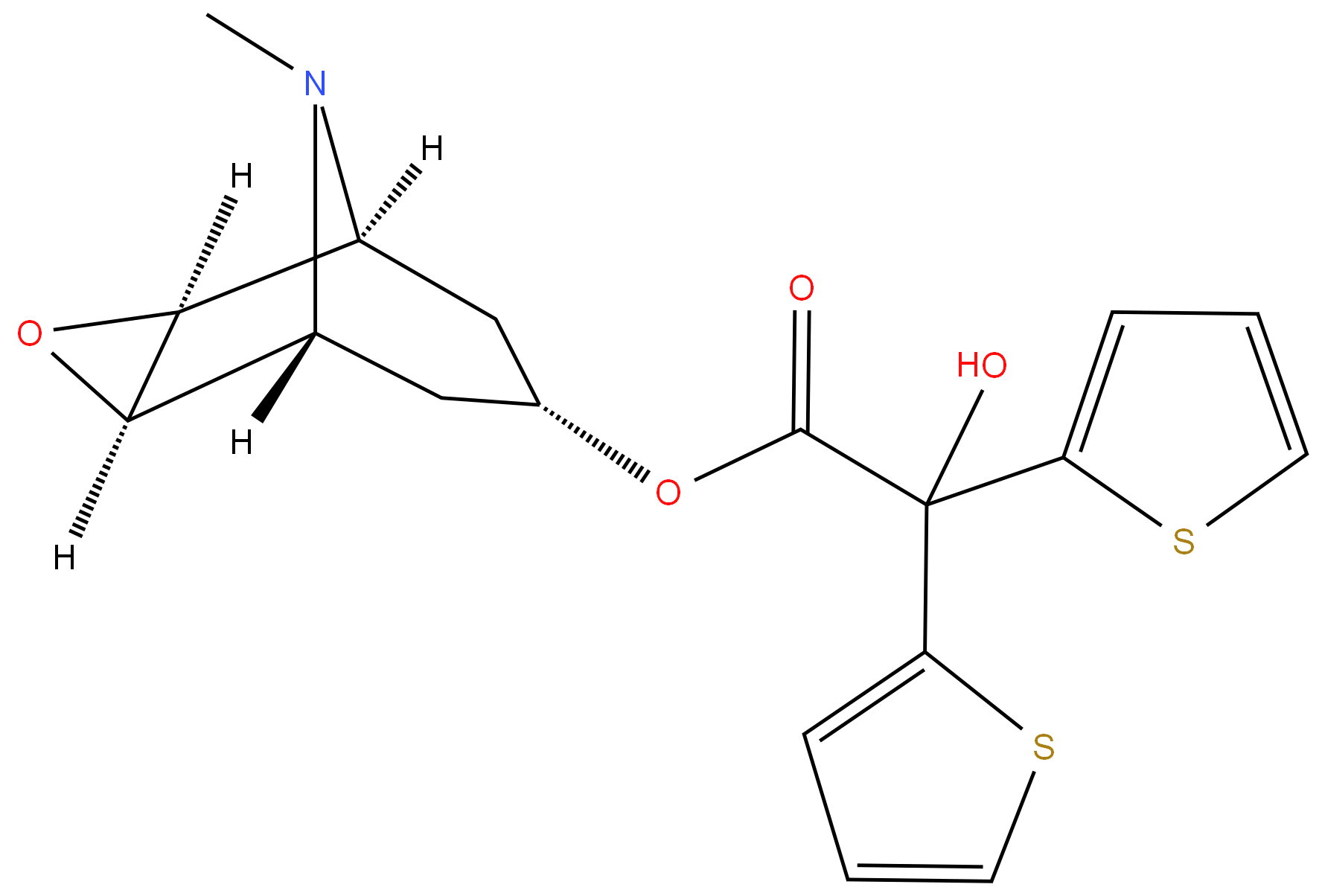 Scopine Di ( 2 - Thienyl ) Glycolate 98% - ChemicalBook India